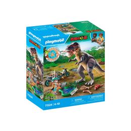 Playmobil® Konstruktionsspielsteine Dinos T-Rex-Spurensuche