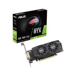 ASUS GeForce RTX 3050 LP-BRK, Grafikkarte 1x DisplayPort, 1x HDMI 2.1, 1x DVI-D