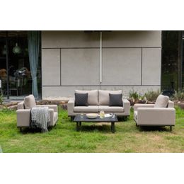 MANDALIKA GARDEN Gartenlounge-Set Outdoor Lounge Set Sava 100% wetterfest mit LIKA-TEX® Bezug
