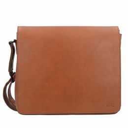 Jost Futura Umhängetasche M Leder 32 cm Laptopfach cognac