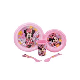 Disney Kindergeschirr-Set Disney Minnie Mouse Kinder Geschirr-Set 5 teilig (5-tlg)