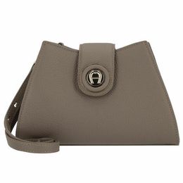 Aigner Tria Umhängetasche Leder 24.5 cm coal brown