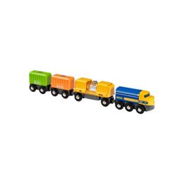 Brio® Spielzeug-Eisenbahn Güterzug mit drei Waggons