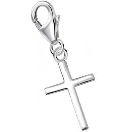 Goldene Hufeisen Charm Kreuz Kreuz Karabiner Charm Damen Herren Anhänger 925 Sterling-Silber