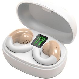 Xmenha HiFi-Stereo-Sound Mini Open-Ear-Kopfhörer (Dank Umgebungsgeräuschunterdrückung und klaren Anrufen bleiben Sie während des Sports konzentriert und verbunden