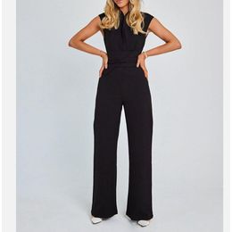 AFAZ New Trading UG Jumpsuit Damen Sommer-Overall mit V-Ausschnitt