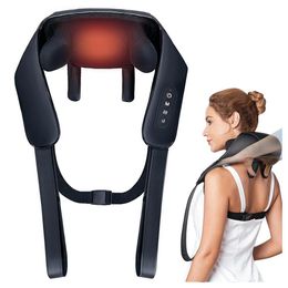 iscooter Nacken-Massagegerät 6D Massage mit Wärmefunktion