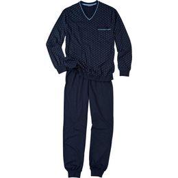 Götzburg GÖTZBURG Pyjama Herren-Schlafanzug Single-Jersey gemustert