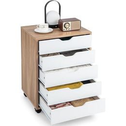 KOMFOTTEU Rollcontainer Aktenschrank