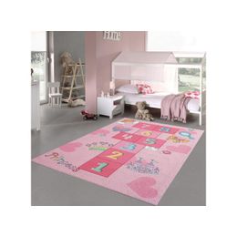 EBUY Spielzelt Teppich-Traum Prinzessinnen Hüpfspiel Kinder Spielteppich (1-tlg)