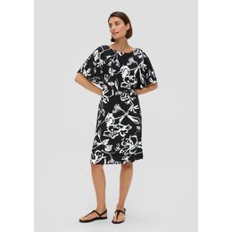 s.Oliver BLACK LABEL Minikleid Midkleid mit All-over-Print