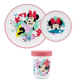 Disney Kindergeschirr-Set Disney Minnie Maus Kinder Geschirr-Set 3 tlg (3-tlg)