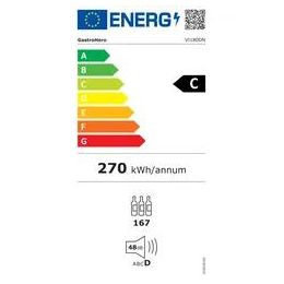 GastroHero Weinkühlschrank ECO 142 - 2 Temperaturzonen