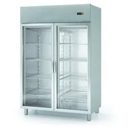 GastroHero Tiefkühlschrank Profi 1400 GN 2/1 - mit 2 Glastüren