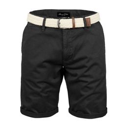 Amaci&Sons Amaci&Sons Chinoshorts BERWYN Chinoshort inkl. Gürtel Herren Bermuda Short Hose Regular Fit inkl. Gürtel