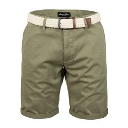 Amaci&Sons Amaci&Sons Chinoshorts BERWYN Chinoshort inkl. Gürtel Herren Bermuda Short Hose Regular Fit inkl. Gürtel