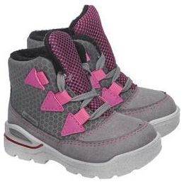 PEPINO - Winterboots EMIL in graphit/rosa, Gr.24