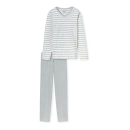Schiesser Pyjama Casual Essentials (2 tlg) schlafanzug schlafmode bequem