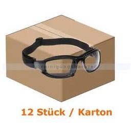 Kimberly-Clark Schutzbrille Kimberly Clark JACKSON SAFETY V50 CALICO Transparent, Beschlagfrei, 1 Box x 12 Brillen