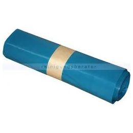 WBV Müllsack blau 120 L 64 my (Typ 80) extra starkes LDPE Material, 700 x 1100 mm