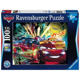 RAVENSBURGER VERLAG Ravensburger Kinderpuzzle - 10520 Cars Neon - Disney Cars-Puzzle für Kinder ab 6 Jahren, mit 100 Teilen im XXL-Format