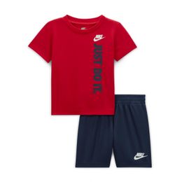 Nike Sportswear Shorts-Set aus French Terry für Babys (12–24 Monate) - Blau