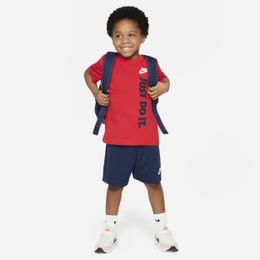 Nike Sportswear Shorts-Set aus French Terry für jüngere Kinder - Blau