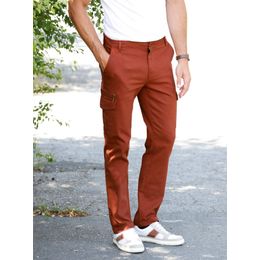 Cargohose Gr. 58, Normalgrößen, rot (rotbraun) Herren Hosen Jeans