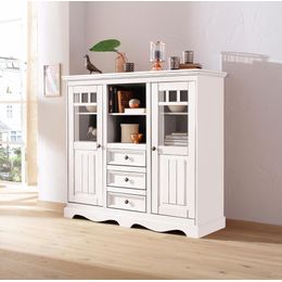 Highboard Home Affaire "Melissa" Sideboards weiß Highboards