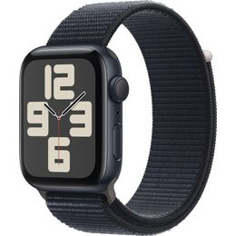 Smartwatch Apple "Watch SE GPS 44 mm Aluminium One-Size" Smartwatches schwarz (mitternacht) Fitness-Tracker