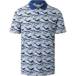 Maerz Muenchen Poloshirt, Baumwolle, für Herren, blau, 56
