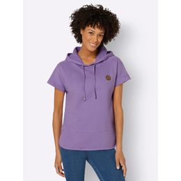 Kapuzensweatshirt Casual Looks Gr. 54, lila (lavendel) Damen Sweatshirts