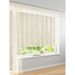 Gardine HEINE HOME Gardinen Gr. 145 cm, Multifunktionsband, 300 cm, beige (creme) Transparente Gardinen