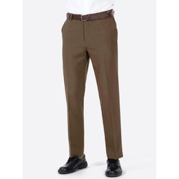 Bügelfaltenhose Marco Donati Gr. 58, Normalgrößen, grau (taupe) Herren Hosen Jeans