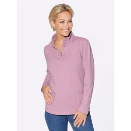 Langarmshirt Casual Looks "Shirt" Gr. 52, rosa (rosé) Damen Shirts Jersey
