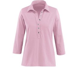 Poloshirt Casual Looks "Poloshirt" Gr. 54, rosa (rosé) Damen Shirts Jersey