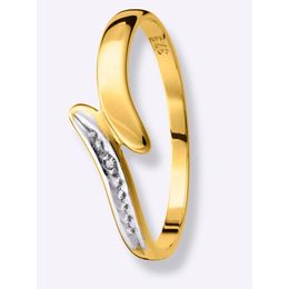 Fingerring Lady Fingerringe Gr. 16, Metall-Metall, goldfarben (gelbgold 375) Damen