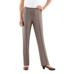 Thermohose Classic Basics Gr. 46, Normalgrößen, grau (taupe) Damen Hosen Wanderhosen