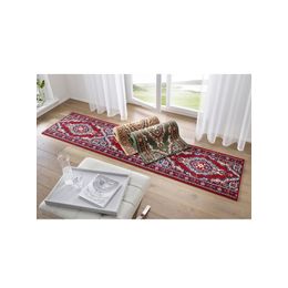 Teppich Teppiche Gr. B/L: 80 cm x 300 cm, 7 mm, 1 St., rot Esszimmerteppiche