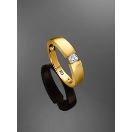 Fingerring Lady Fingerringe Gr. 18, Metall-Metall, goldfarben (gelbgold 375) Damen