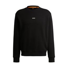 Sweatshirt BOSS Orange "WeSmallcrew" Gr. L, schwarz (black001) Herren Sweatshirts