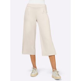 CRÉATION L Culotte CREATION L Gr. 52, Normalgrößen, grau (hellgrau) Damen Hosen Culottes Hosenröcke