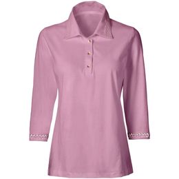 Poloshirt CLASSIC "Shirt" Gr. 44, rosa (altrosé) Damen Shirts Jersey