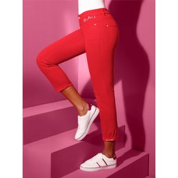 5-Pocket-Jeans Ascari Gr. 25, Normalgrößen, rot Damen Jeans 5-Pocket-Jeans