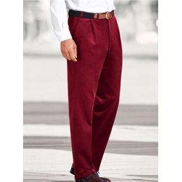 Cordhose CLASSIC Gr. 24, Unterbauchgrößen, verkürzte Leibhöhe, rot (rostrot) Herren Hosen