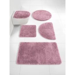 Badematte HEINE HOME Badematten Gr. rechteckig (50cm x 45cm),, lila (mauve)