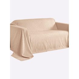 Bettüberwurf PEREIRA DA CHUNA WITT-PBK-Tagesdecken-temporär Gr. B/L: 250 cm x 270 cm, grau (taupe) Tagesdecken