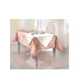 Dohle & Menk Tischdecke DOHLE&MENK Tischdecken Gr. oval 160 cm x 220 cm, eckig, rosa (rosé) Tischdecken Tischwäsche