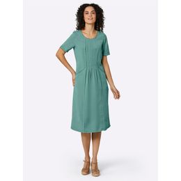 Sommerkleid CREATION L PREMIUM "Lyocell-Kleid" Gr. 46, Normalgrößen, grün (salbei) Damen Kleider Knielange