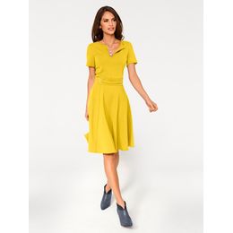 A-Linien-Kleid Heine "Prinzesskleid" Gr. 36, Normalgrößen, gelb Damen Kleider A-Linien-Kleider Bestseller